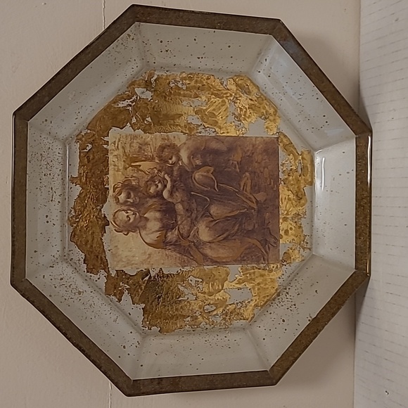 Other | Leonardo Da Vinci Virgin Child Signed Hand Crafted Glass Plate ...